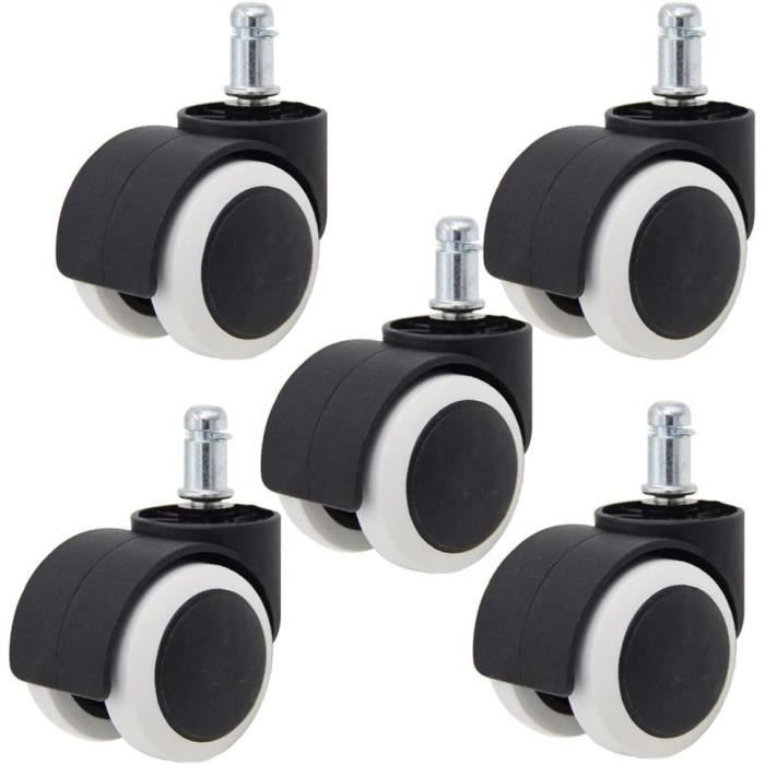 5 × Roulette Pivotante Pour Chaise De Bureau 2 Pouces, Petite Roulette ...