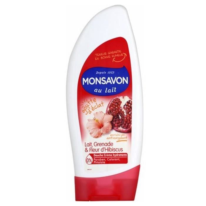 MONSAVON Gel Douche Lait Grenade et Fleur d'Hibiscus 250ml - Cdiscount ...