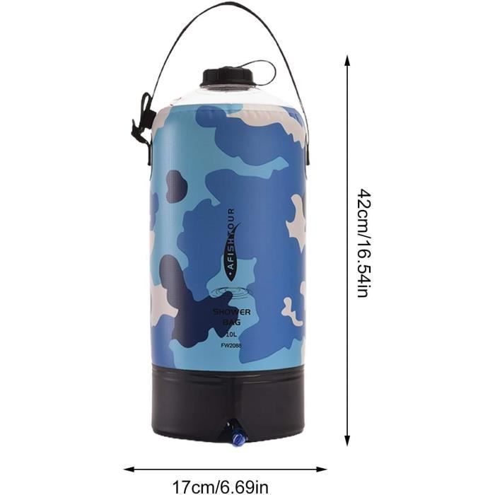Douche de Camping 10L Portable Camping en Plein air Douche Douche ...