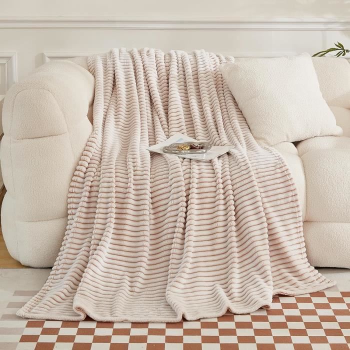 Couverture Polaire Pour Canapé Couverture Douce En Peluche, Chaude Et ...