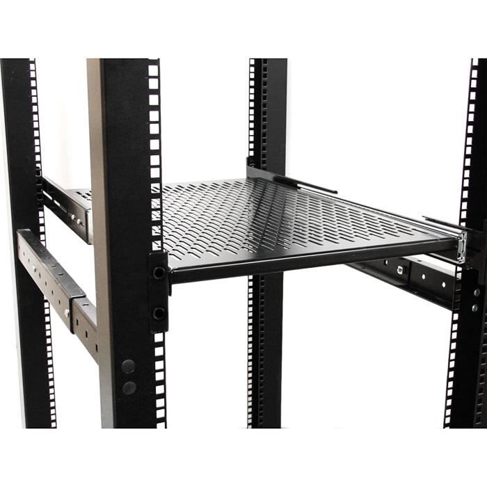 StarTech.com Etagere Rack 2U Coulissante et Ventilee a Profondeur de ...