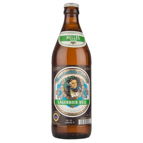 AUGUSTINER LAGERBIER HELL 50CL Boîte de 20 Und - La cave Cdiscount