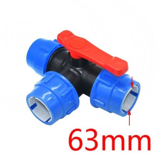 Tuyau d'arrosage,Séparateur d'eau pour robinet de jardin en T,DN25 DN32 DN40 DN50,32-40-50-63mm ...