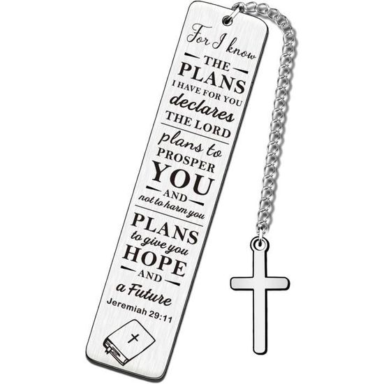 Christian Art Gifts Marque-Page En Métal Avec Verset De La Bible Pour ...