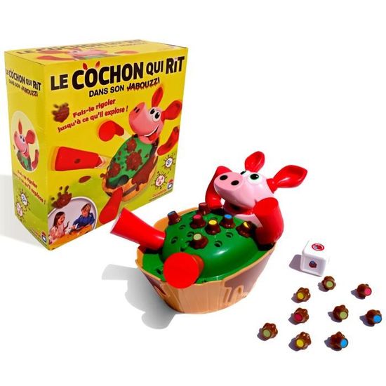 DUJARDIN Le Cochon Qui Rit dans son Jabouzi - Cdiscount Jeux - Jouets
