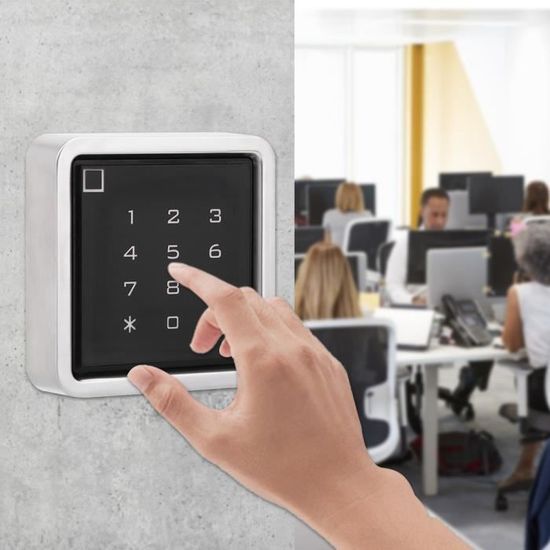 T8 Touch Button Swipe Card Access Control Machine Wiegand 26 Metal ...