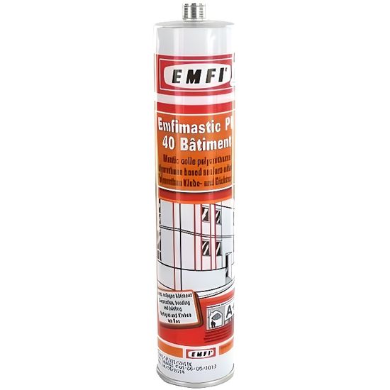 Mastic polyuréthane EMFI PU 40 FC - Noir - Cartouche de 300 ml ...