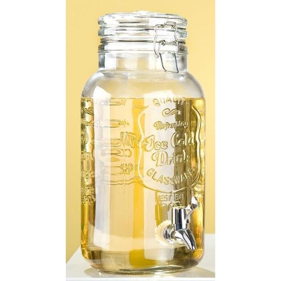 Distributeur de boisson - Gilde - 19367 - Métal et verre - 20x14x32 cm ...