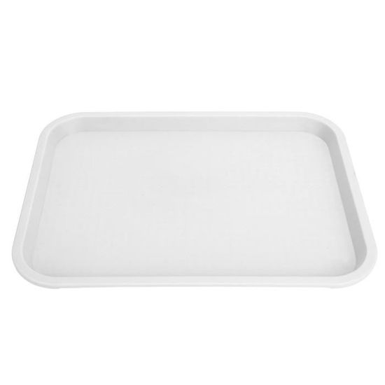 Plateau de restauration rapide - PWSHYMI - Rectangulaire - Blanc - 35 x ...