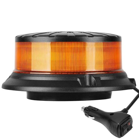 AGRISHOP 12-24V LED Gyrophare Magnetique,Gyrophare led Orange Agricole ...