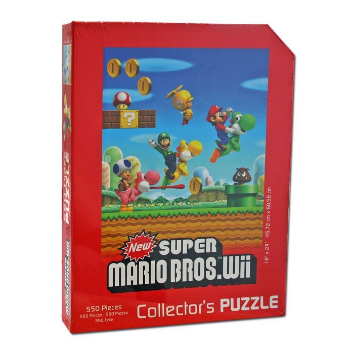 Nintendo Puzzle Mario Bross Wii 550 pièces - Cdiscount Jeux - Jouets