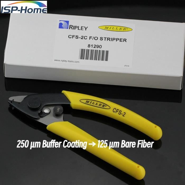 CFS-2C-Meunier®Les touristes CFS-2 Trou Fibre Optique Stripper, Compact ...