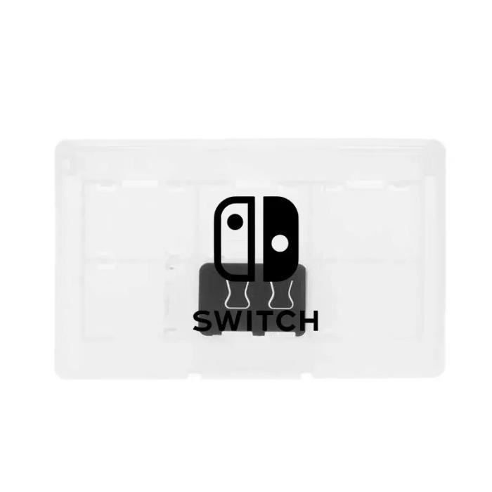Clair avec logo - Étui pour cartes de jeu Nintendo Switch, Boîte de ...