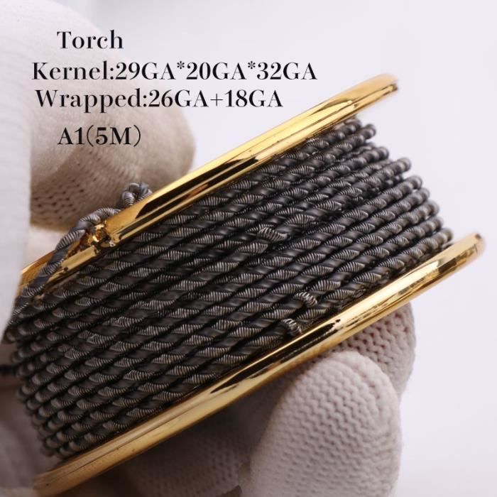 Torche de couleur-a1 rouleau de fil de chauffage pour réservoir RDA RBA ...