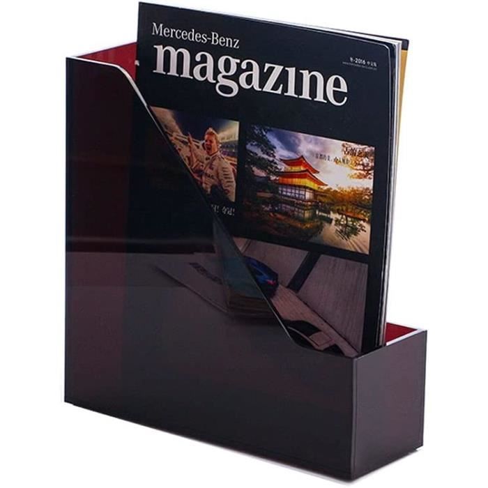 Porte-revues Dossier de Bureau, bibliothèque Acrylique, Stockage de ...