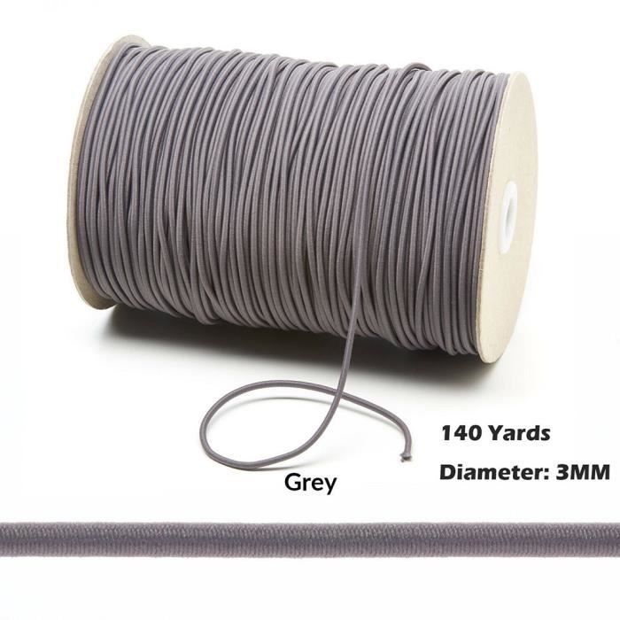 CORDON DE CHOC BUNGEE ÉLASTIQUE ÉLASTIQUE FIN 3mm FIN 4 COULEURS ...