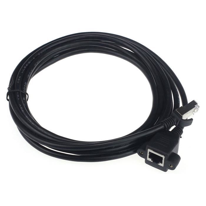 RJ45 Mâle à Femelle Vis Ethernet Réseau LAN Rallonge Câble 3m@HEXQ ...