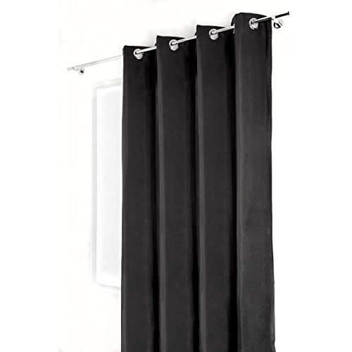 Rideau Thermique Grande Hauteur Tamisant 140 x 280 cm à Oeillets Anti ...