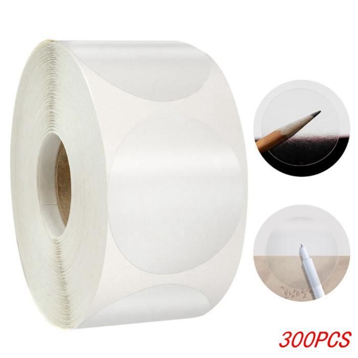 Gommettes - Transparent - 300pcs - Autocollants en papier noir - Fait à ...