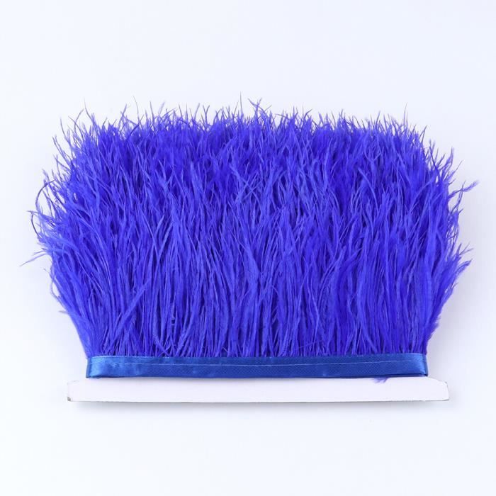 Plume de déco - Naturelle - 10 mètres - 08 bleu royal - Accessoires ...