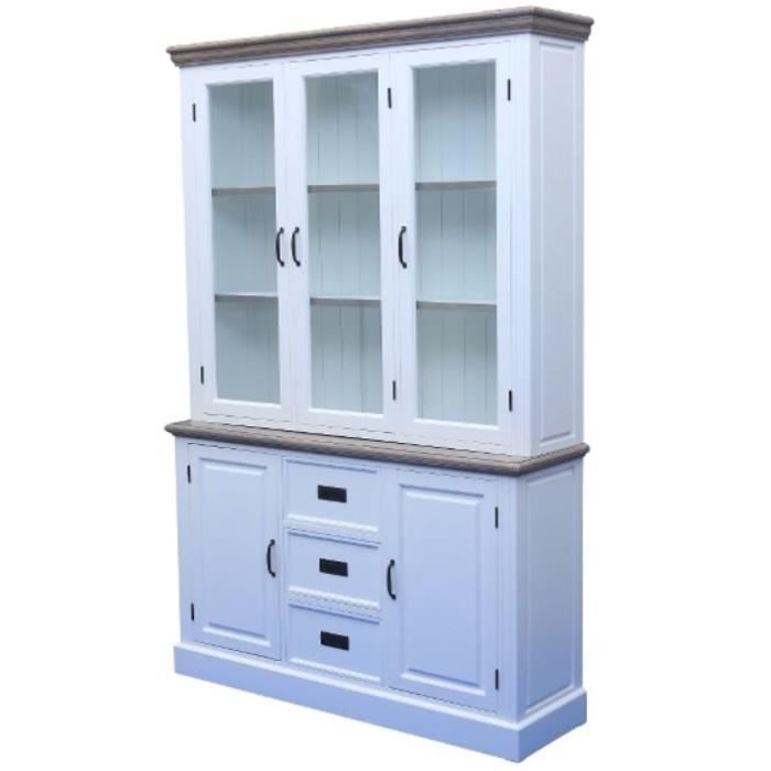 Casa Padrino Country Style Buffet Cabinet White / Gray Brown 138 x 40 x ...