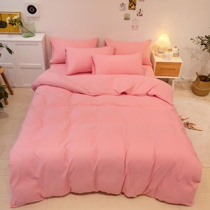Couvre lit, simple, couleur unie, ensemble coton givré, pièces lavé, en ...