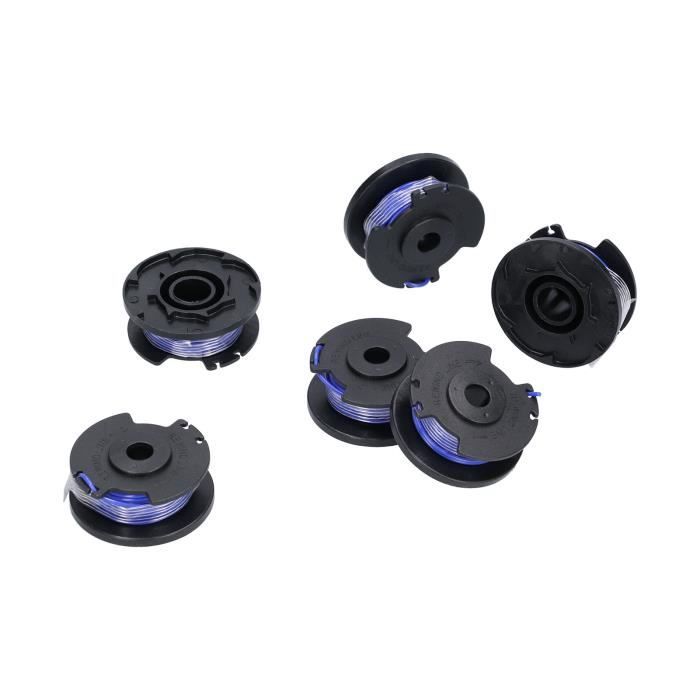 Cuque Bobine de coupe 6 pièces de remplacement de ligne de bobine de tondeuse pour tondeuse à ...