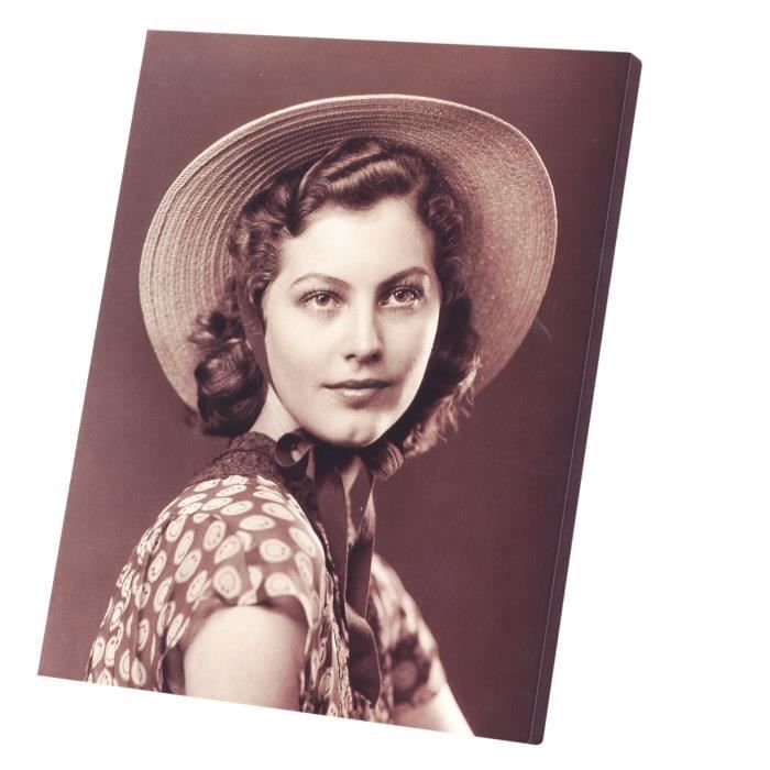Tableau Décoratif Photo de Star Célébrité Ava Gardner Actrice Vieux ...