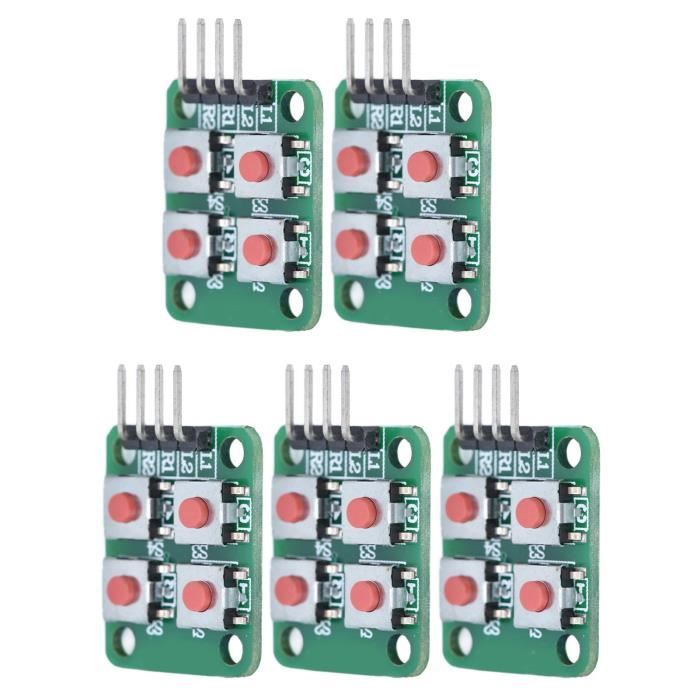 Fdit Module de clavier de matrice 5 pièces 2x2 Scan 4 clavier Module de ...