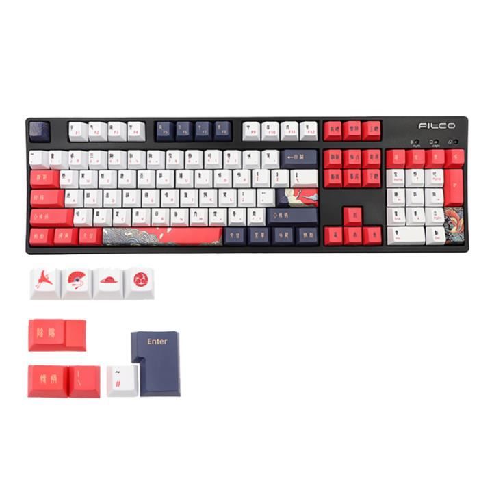 1 ensemble de keycaps de 113pcs KeyCaps Personnalisé Decoration Cadeau ...