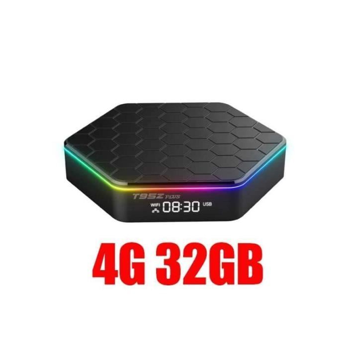 MEDIA STREAMER,4g 32g Boîtier Smart TV T95ZPLUS Allwinner H618 Android ...