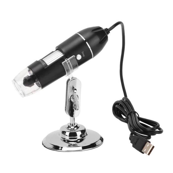 Microscope USB Numérique Portable - GOTOTOP - Mini - Observation Maison ...