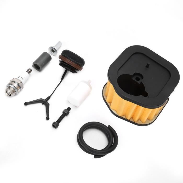 Kit de Bougie d'Allumage Filtre à Carburant Filtre à Air pour Husqvarna 385XP 390XP 385 390 ...