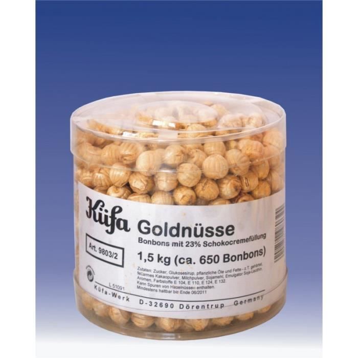 Kufa noix d'or, bonbons, 1.5 kg - Cdiscount Au quotidien
