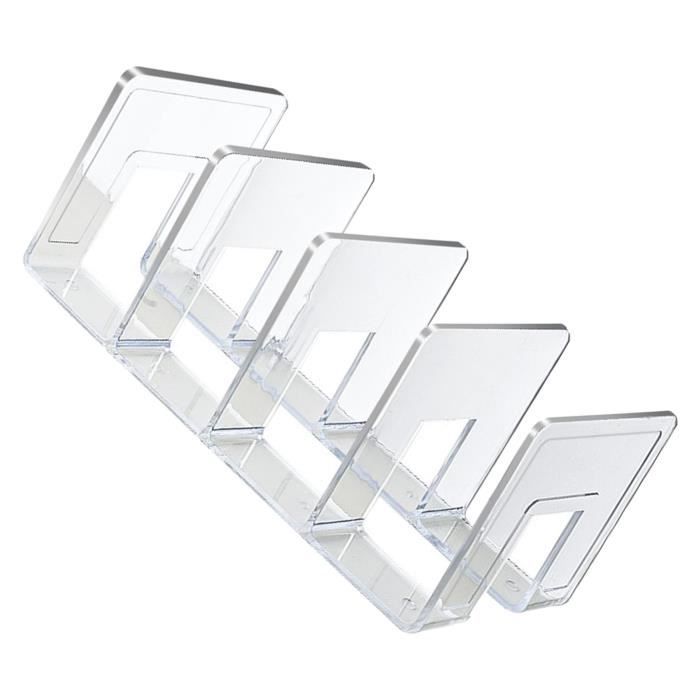 Support Livres - SALUTUYA - Acrylique Transparent - 4 Compartiments ...