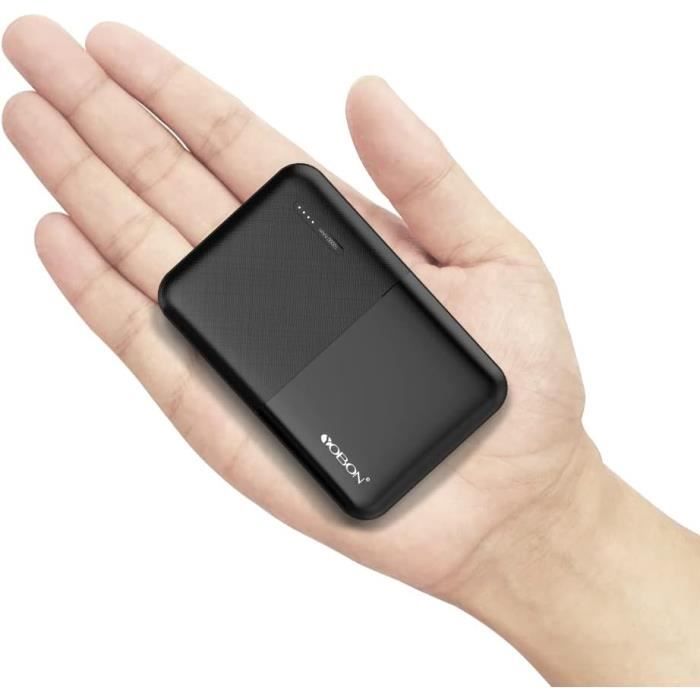 Chargeur De Téléphone Portable Compact 10 000 Mah 2 Ports Avec Usb Type ...