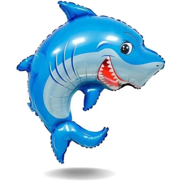 Ballon Requin, Poisson-Requin Ballon Animal Bleu, Anniversaire Enfant ...