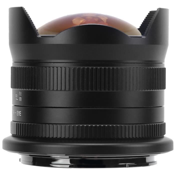 Objectif Fisheye - SHIPENOPHY - 7.5mm F2.8 II - Monture E - Angle de ...