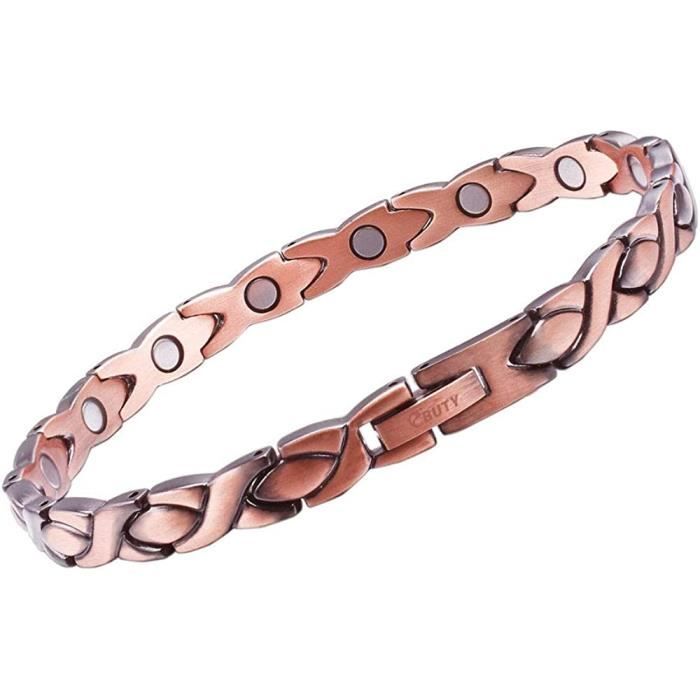 EBUTY Bracelet en cuivre pur magnétique pour Femme568 - Achat / Vente ...