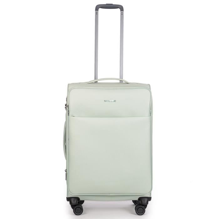 Valise trolley - STRATIC - Stratic Light Plus - 4 roulettes - Polyester ...