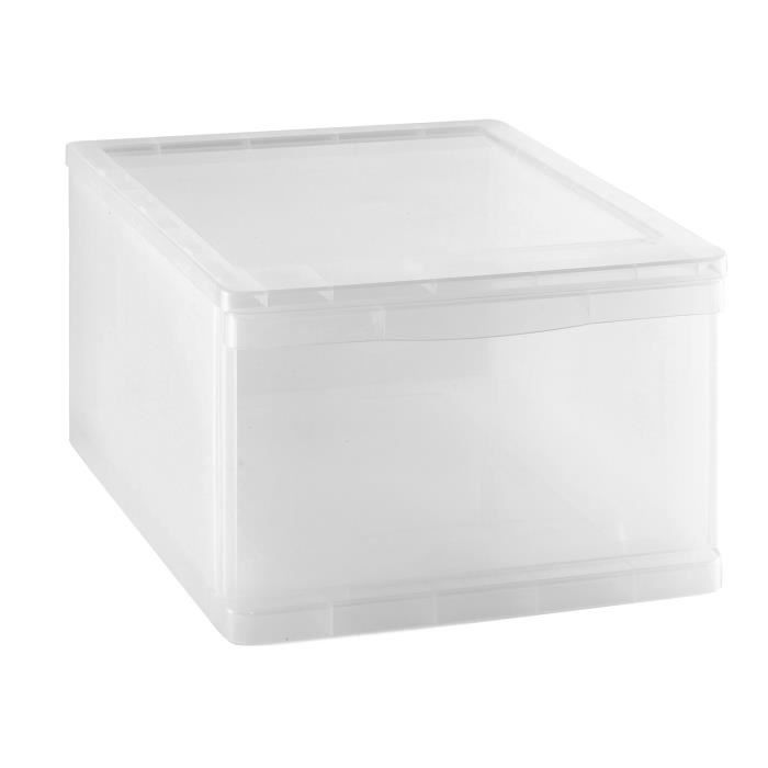 SUNDIS Tiroir de rangement Clear Drawer GM 20L 39x32x21,5 cm ...
