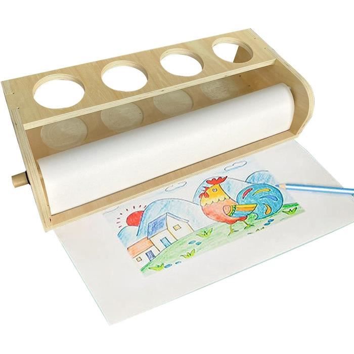 Chevalet De Table Pour La Peinture,Chevalet De Table En Bois Avec Rouleau De Papier | Chevalet ...