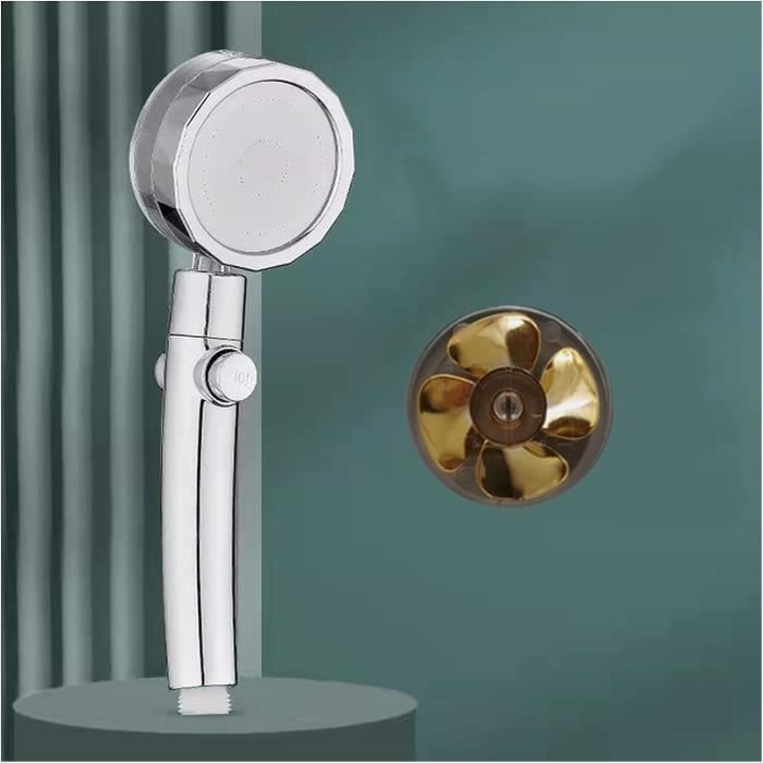 Pommeau De Douche Turbo Fan Douche Tête De Douche 360 \U200B ...