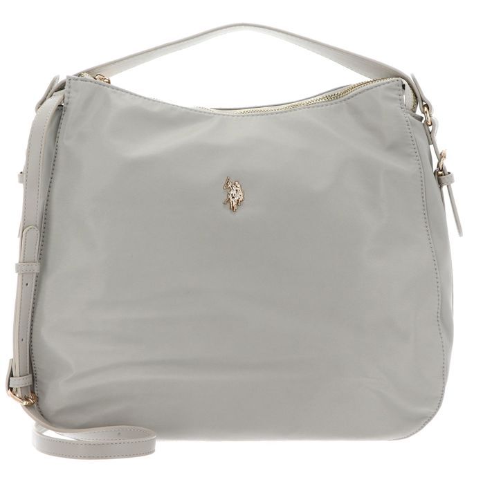 U.S. Pol o ASSN. Sac à épaule gris clair pour femme - Houston Hobo Bag ...
