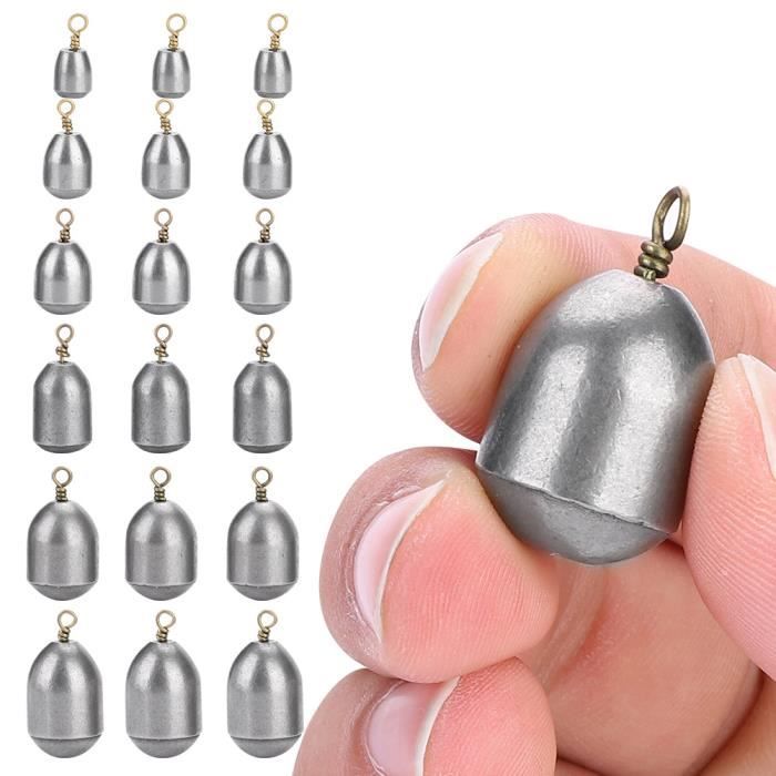 YOSOO plomb de pêche Plombs de pêche écologiques, poids en fer ...