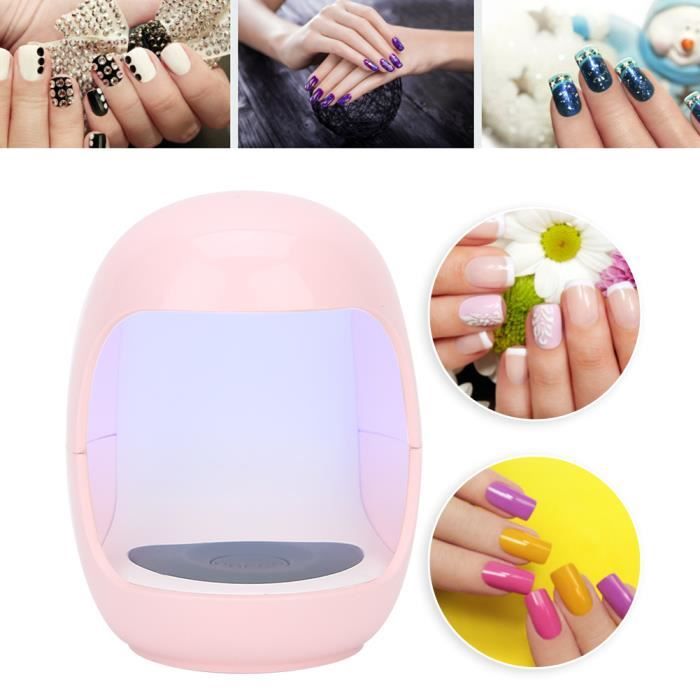 Mini USB à un doigt Portable Nail Art Gel Polish Dryer UV LED Lampe de ...