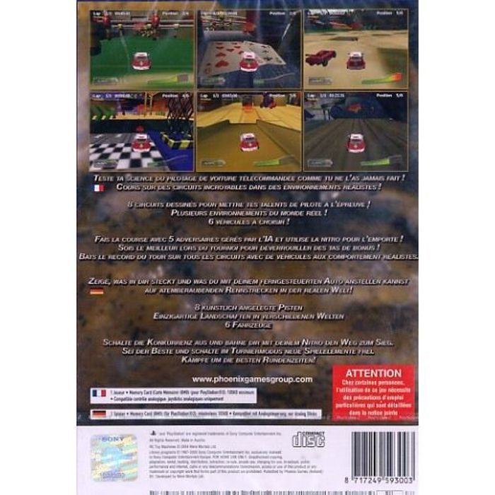RC TOY MACHINES/ JEU CONSOLE PS2 - Cdiscount Jeux vidéo