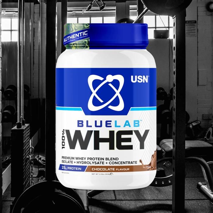 Blue Lab Whey 908g Chocolat USN Proteine - Cdiscount Sport