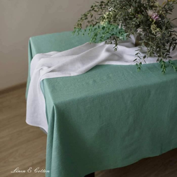 Nappe De Table En Tissu Drap De Table À Manger Décoration De Table En ...