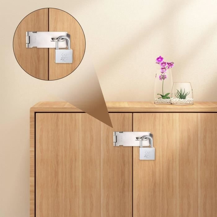Moraillon Porte Cadenas,Loquet Cadenas,Loquet de Cadenas,Loquet Porte ...